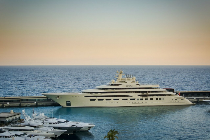 Inside DILBAR Yacht • Lurssen • 2016 • Value $800M • Owner Alisher Usmanov