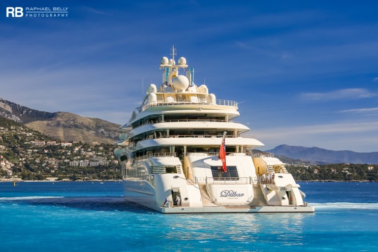 Inside DILBAR Yacht • Lurssen • 2016 • Value $800M • Owner Alisher Usmanov