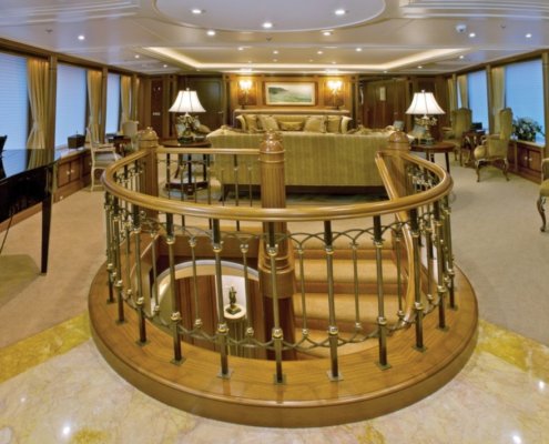 Inside GALLANT LADY Yacht • Feadship • 2007 • Value $40M • Owner Jim Moran