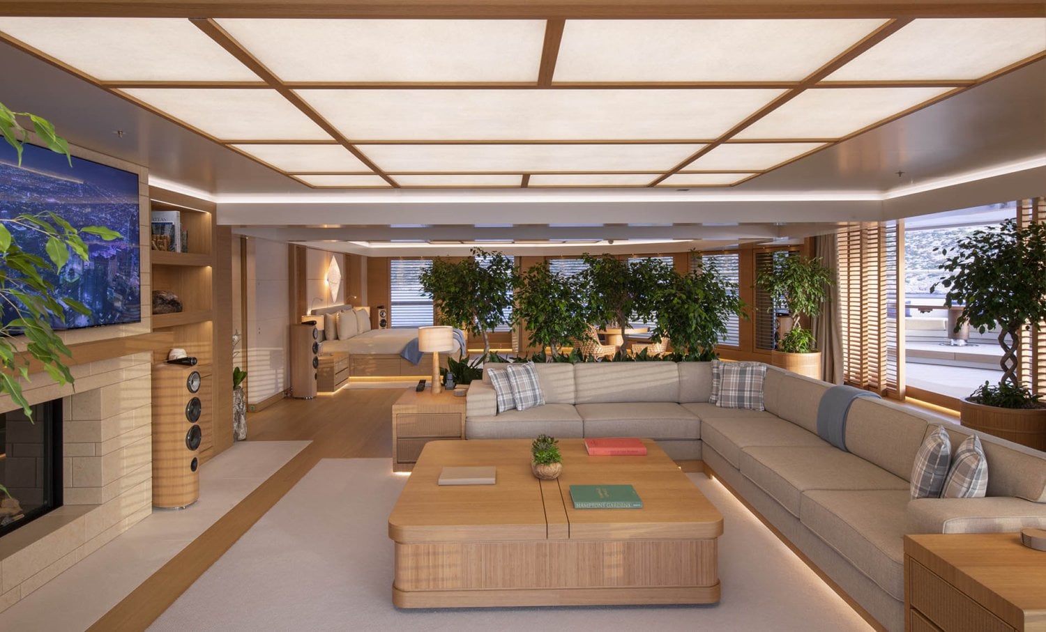 Inside FLYING FOX Yacht • Lurssen • 2019 • Value $400M • Owner Dmitry ...