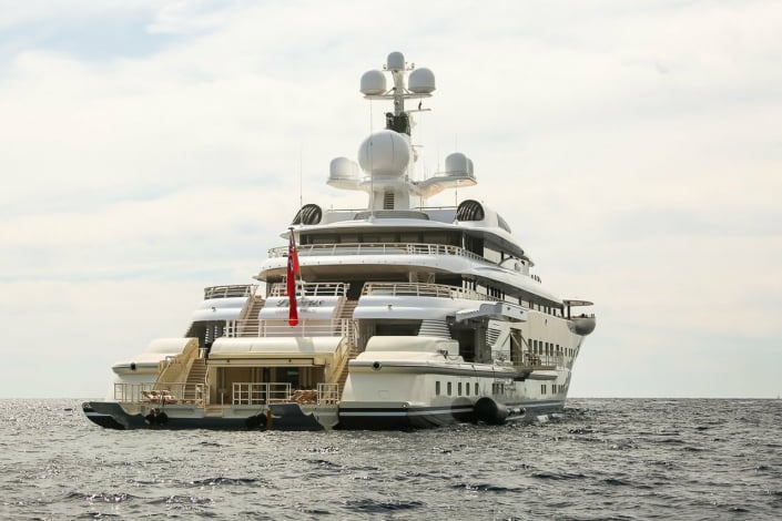 Inside PELORUS Yacht • Lurssen • 2003 • Value $250M • Owner Samuel Tak Lee