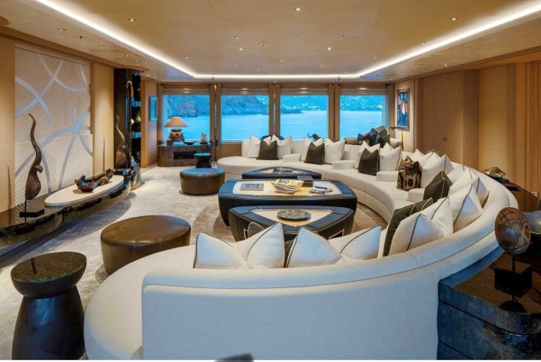 Inside DREAMBOAT Yacht • Oceanco • 2019 • $180M • Owner Arthur Blank