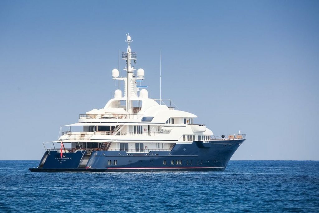 HAMPSHIRE II Yacht • Jim Ratcliffe $150M Superyacht