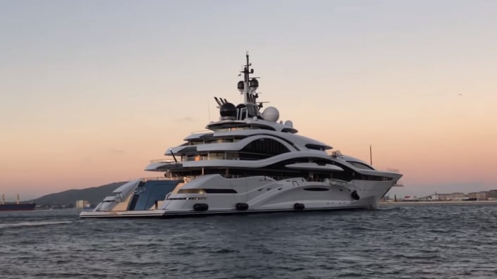 Inside AL LUSAIL Yacht • Lurssen • 2017 • Value $500M • Owner Emir of Qatar