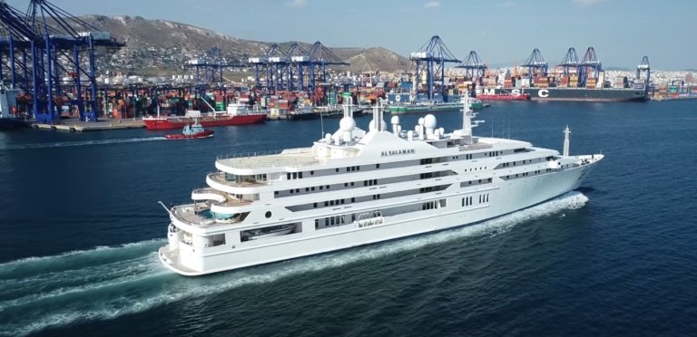 Inside AL SALAMAH Yacht • Lurssen • 1999 • Value $280M • Owner King of ...