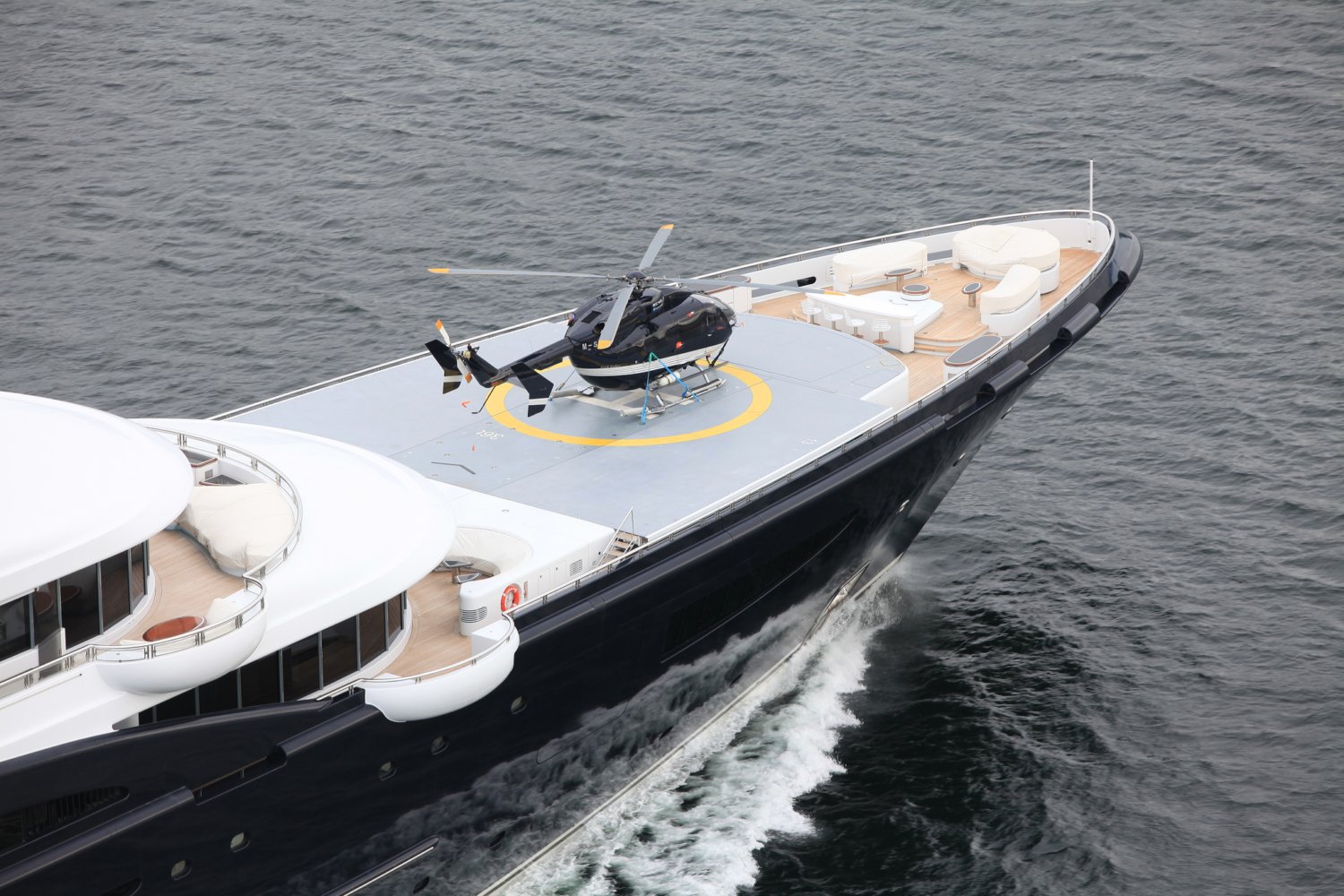 Inside SERENE Yacht • Fincantieri • 2011 • Value $500M • Owner Yuri Shefler