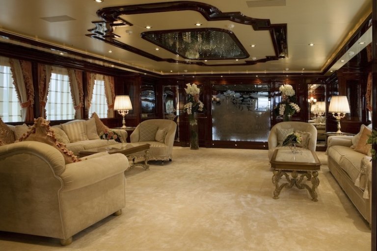 Inside ROYAL ROMANCE Yacht • Feadship • 2015 • Value $200M • Owner ...