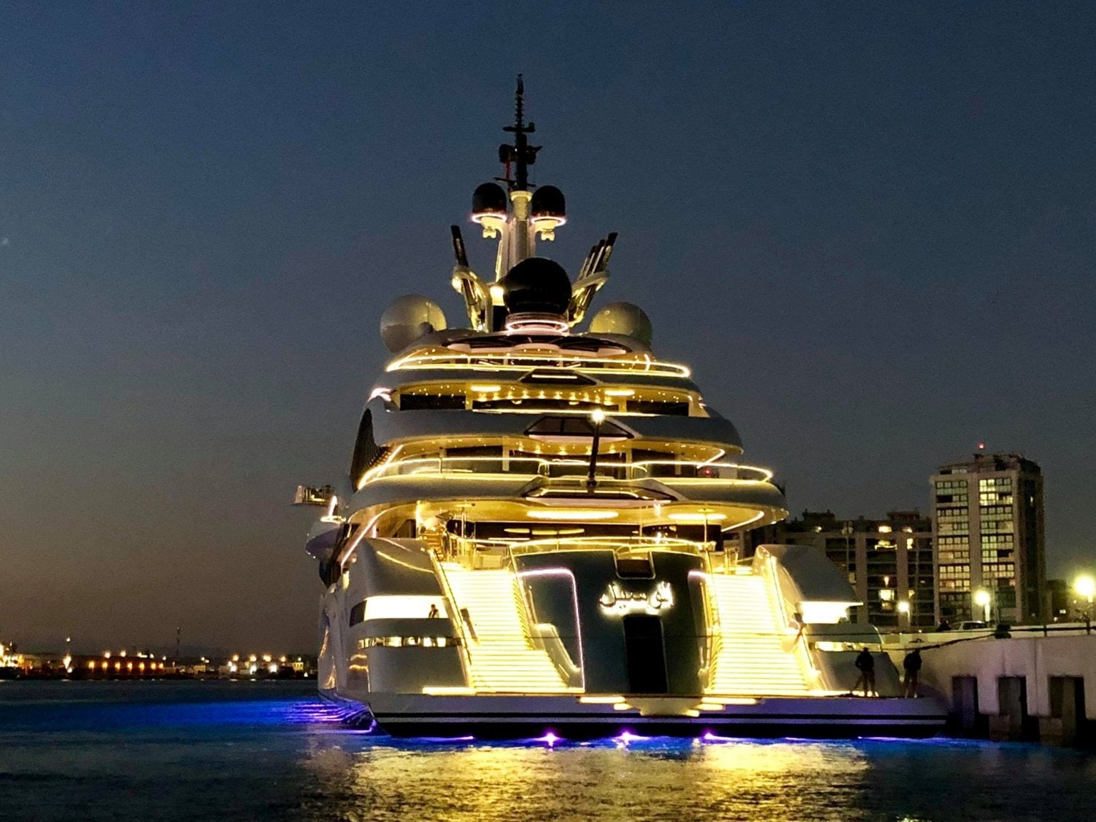 Inside AL LUSAIL Yacht • Lurssen • 2017 • Value $500M • Owner Emir of Qatar