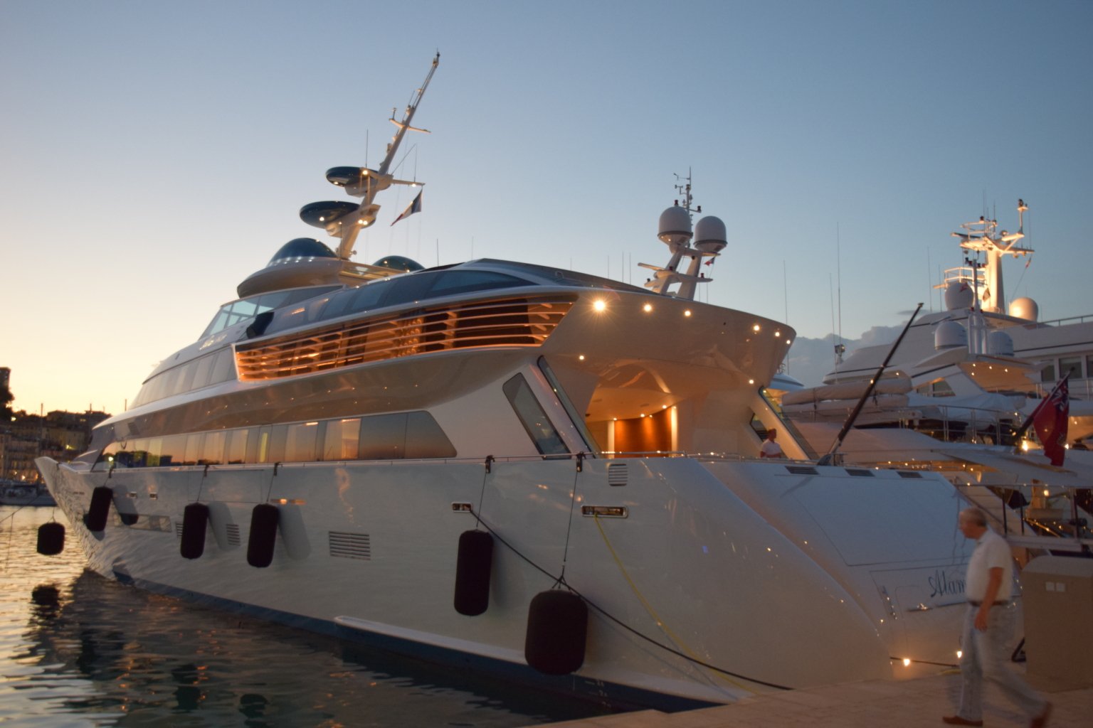 Inside ALAMSHAR Yacht • Devonport • 2014 • Value $50M • Owner Aga Khan