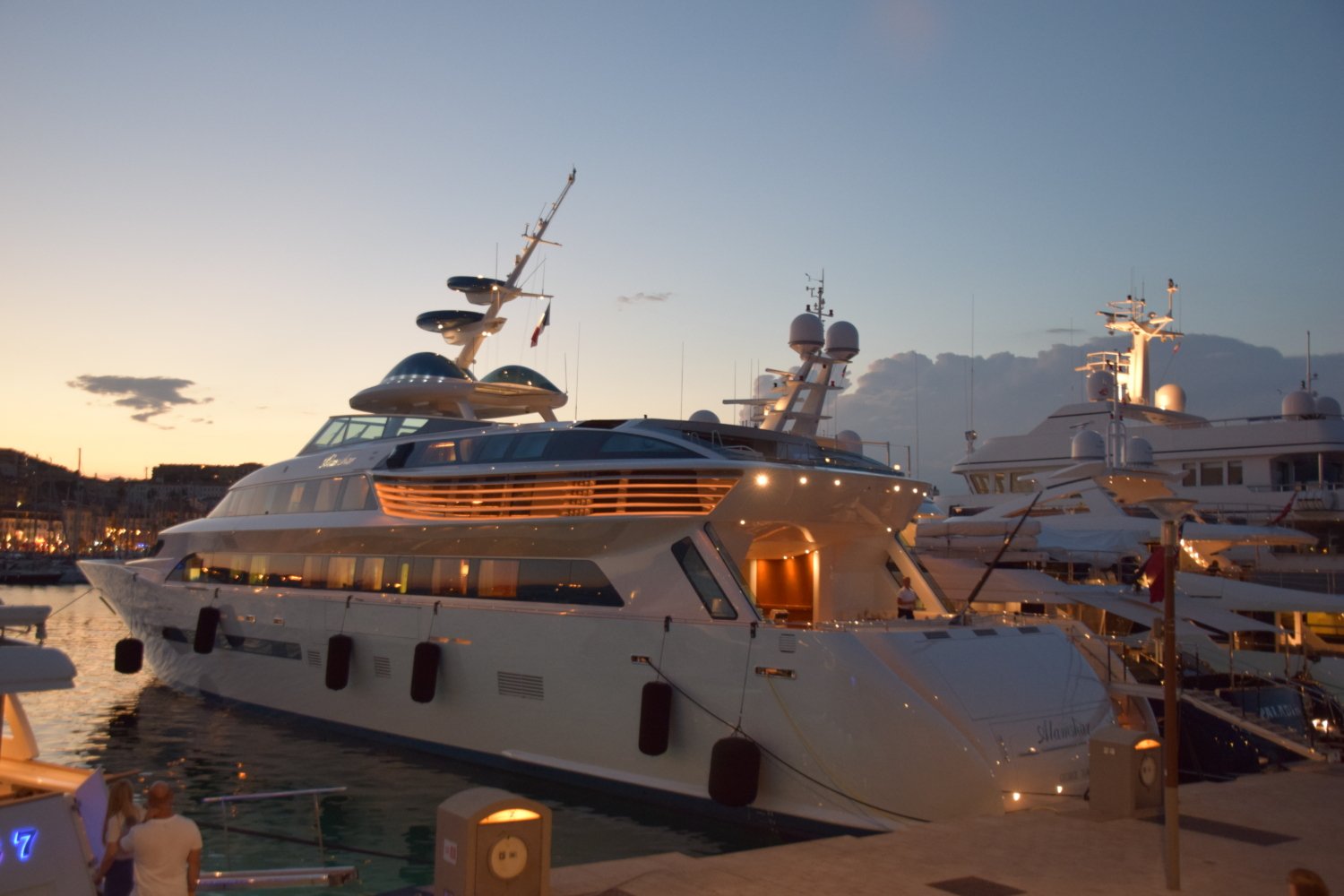 Inside ALAMSHAR Yacht • Devonport • 2014 • Value $50M • Owner Aga Khan