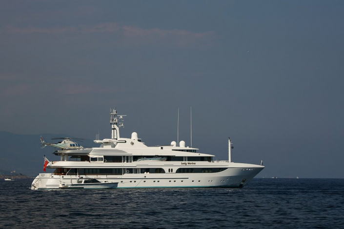 Inside LADY MARINA Yacht • Feadship • 1999 • Value $50M • Owner Sergio ...