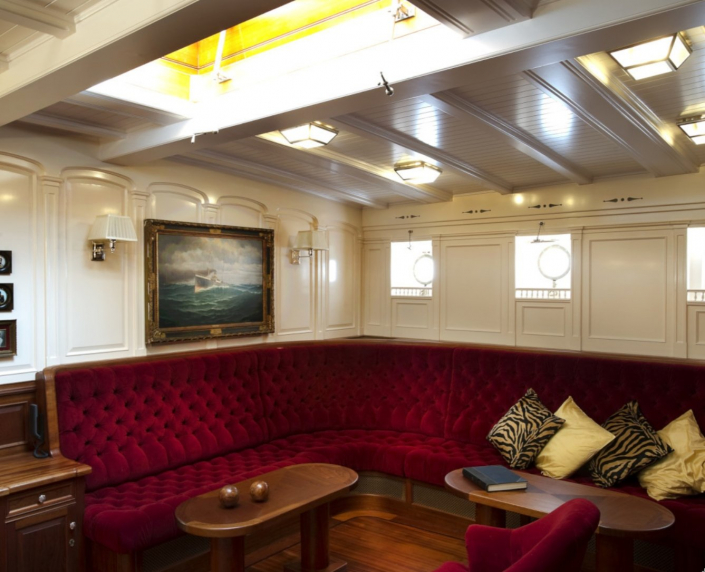 Inside Sailing Yacht Atlantic • Van der Graaf • 2010 • Value $25M ...