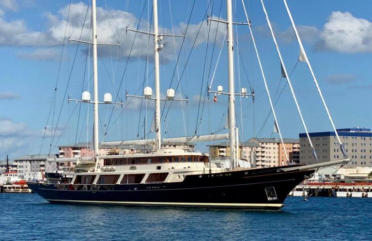More details about JEFF BEZOS' 127-meter Sailing Yacht and her 75-meter ...