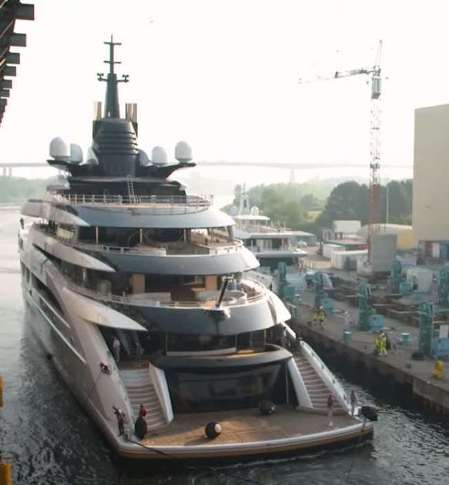 Inside AHPO Yacht • Lurssen Yachts • 2021 • Value $300,000,000 • Owner ...
