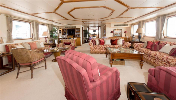 Inside ITASCA Yacht • Smits Scheepswerven • 1961 • Value $10,000,000 ...
