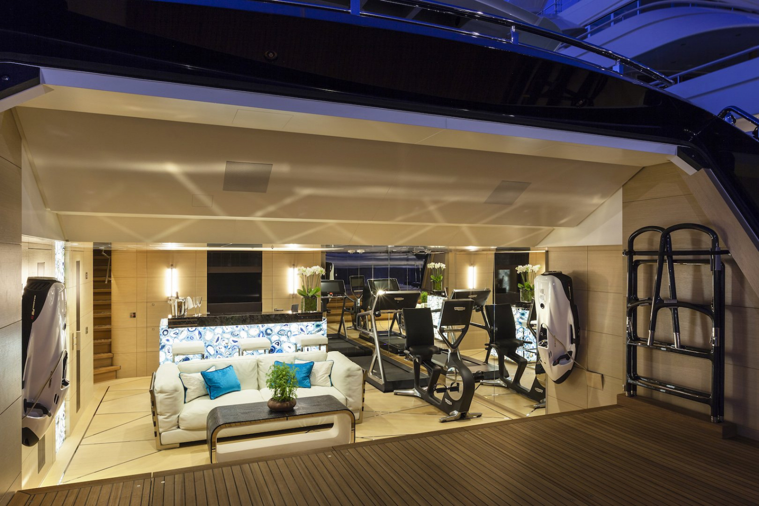 Inside SAIRU Yacht • Heesen • 2015 • Value $35,000,000 • Owner Built ...