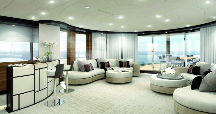 Inside WHITE Yacht • Heesen • 2018 • Value $40,000,000 • Owner