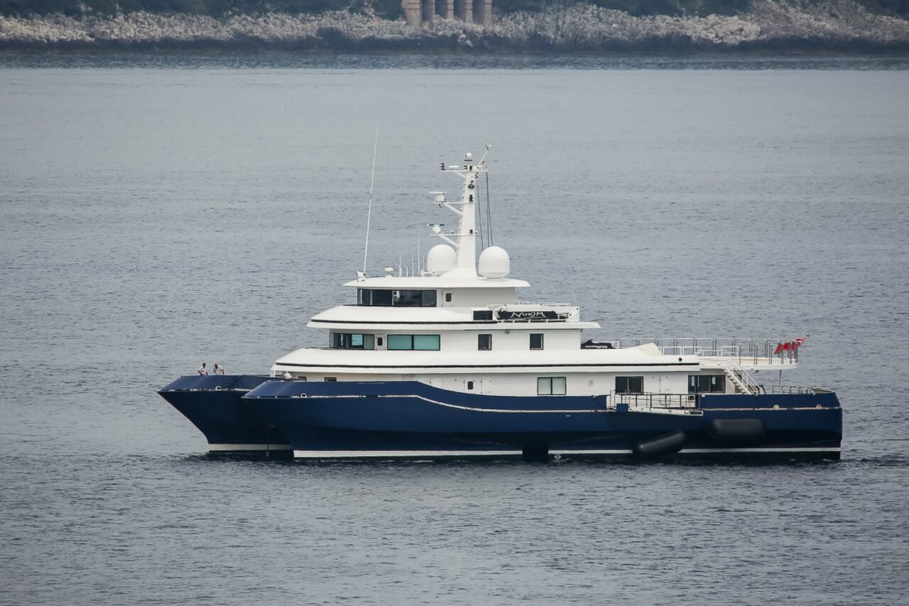NURJA Yacht • Alexander Dreyfoos $15M Catamaran Superyacht