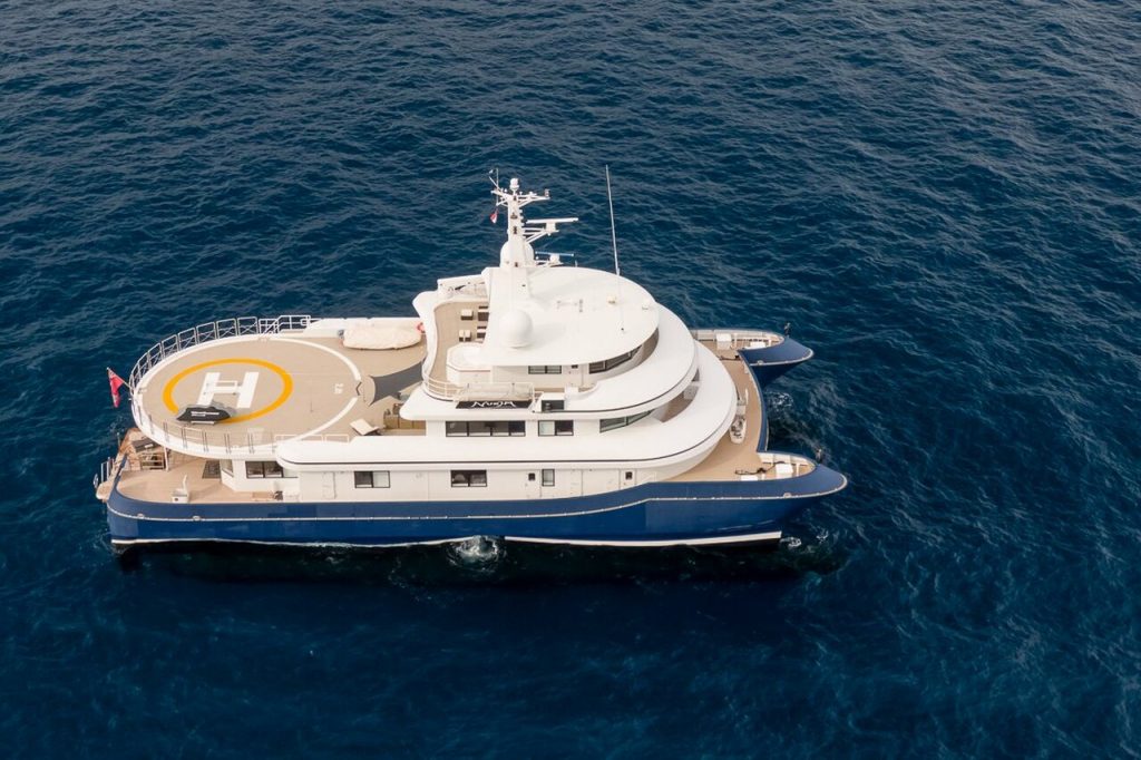 NURJA Yacht • Alexander Dreyfoos $15M Catamaran Superyacht