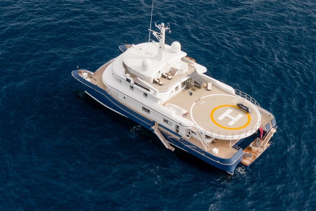NURJA Yacht • Alexander Dreyfoos $15M Catamaran Superyacht
