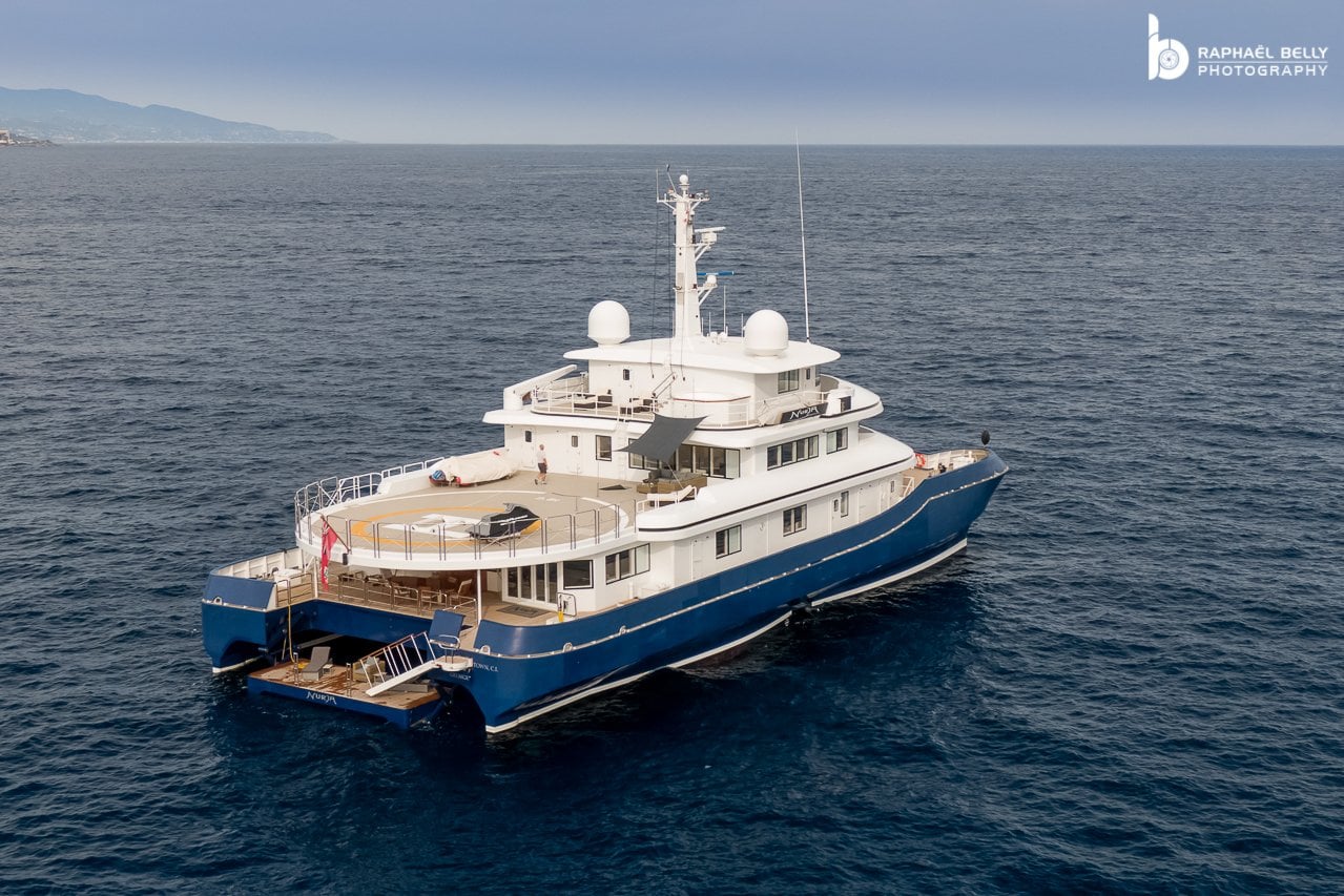 NURJA Yacht • Alexander Dreyfoos $15M Catamaran Superyacht