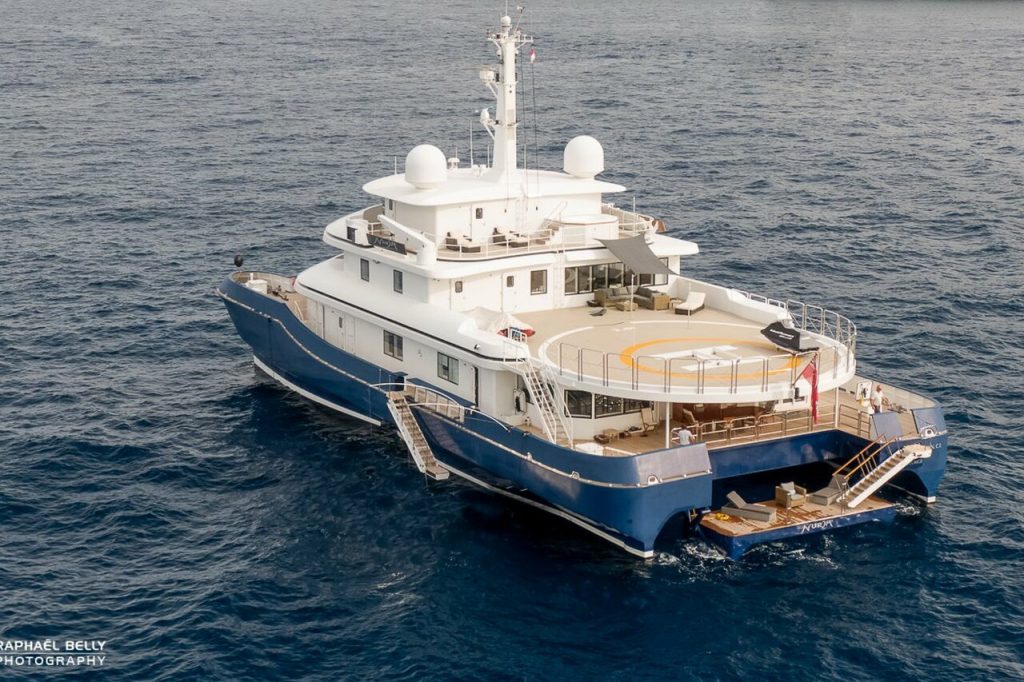 NURJA Yacht • Alexander Dreyfoos $15M Catamaran Superyacht