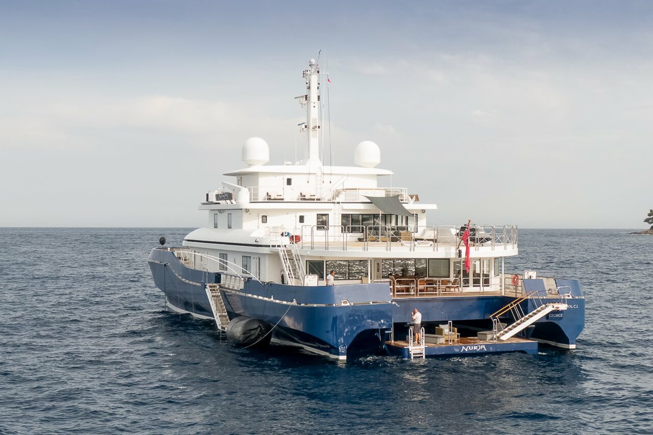 NURJA Yacht • Alexander Dreyfoos $15M Catamaran Superyacht • A&R • 2008