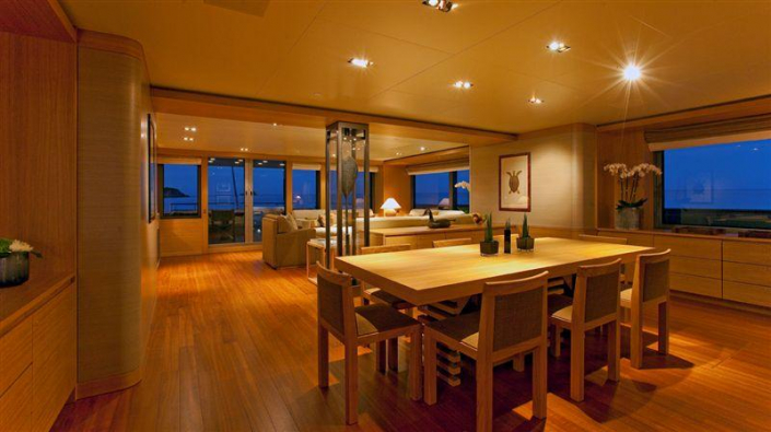 Inside EXUMA Yacht • Perini Navi • 2010 • Value $25,000,000 • Owner ...