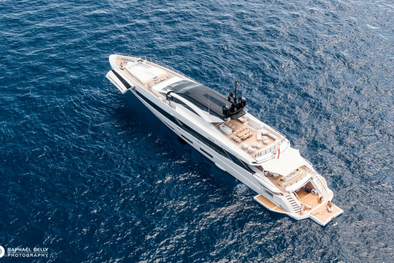 Inside SINIAR Yacht • Overmarine • 2020 • Value $40,000,000 • Owner