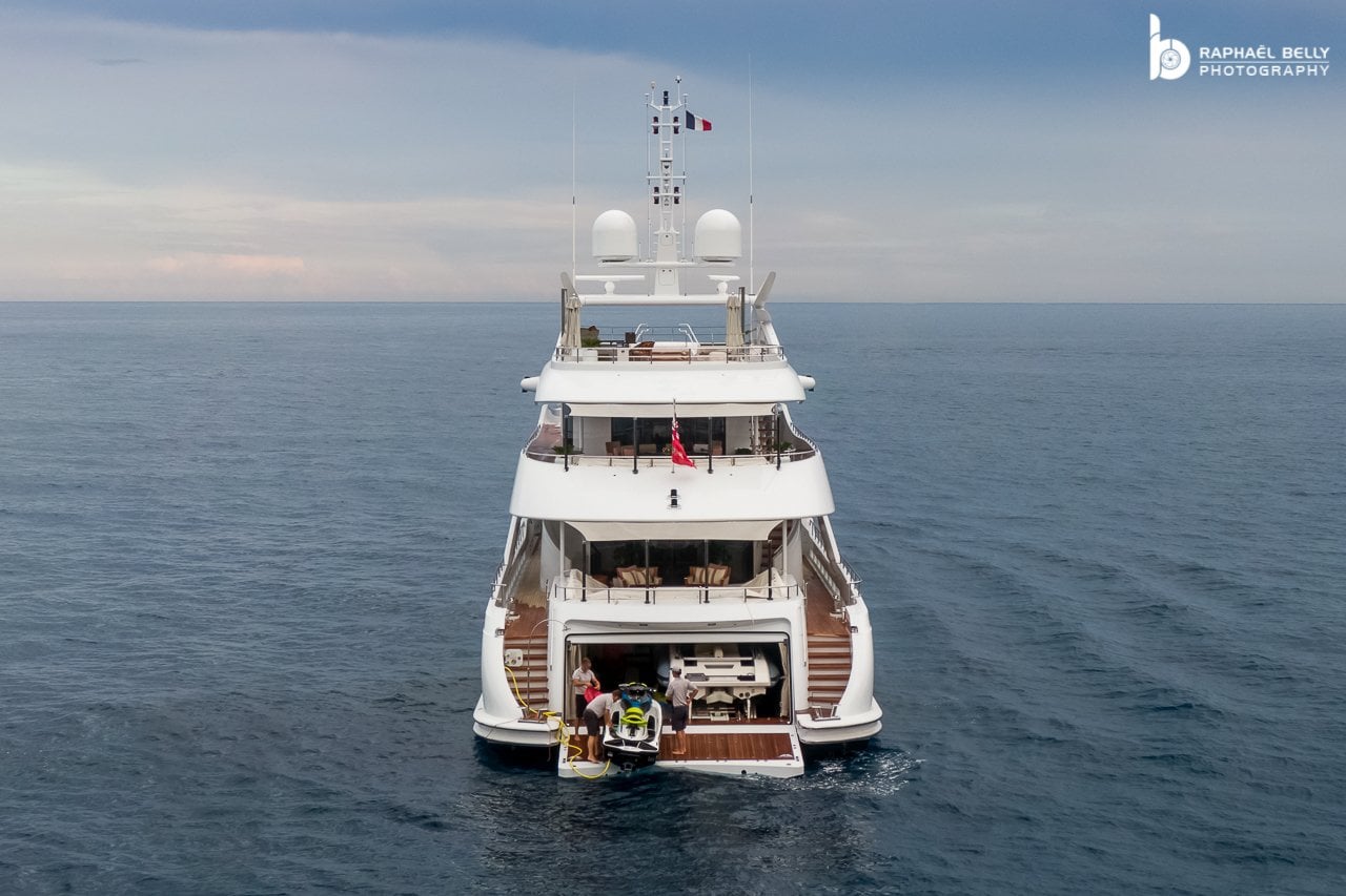 WHITE Yacht • European Millionaire $40M Superyacht