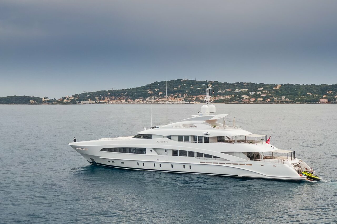 WHITE Yacht • European Millionaire $40M Superyacht