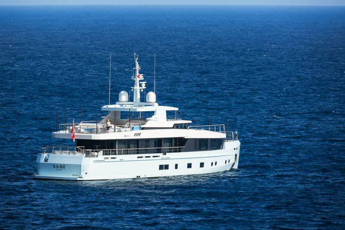 Inside SAGE Yacht • Admiral • 2017 • Value $15,000,000 • Owner European ...