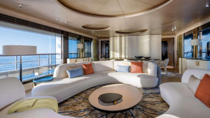 Inside CLUB M Yacht • Baglietto • 2020 • Value $30,000,000 • Owner Miki ...