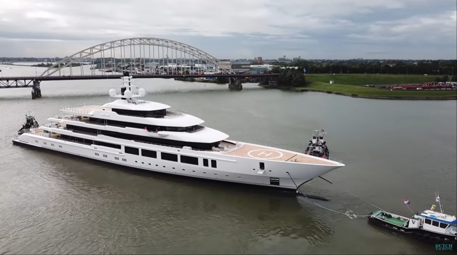 Oceanco Y719 • New INFINITY Yacht for Eric Smidt • 2023