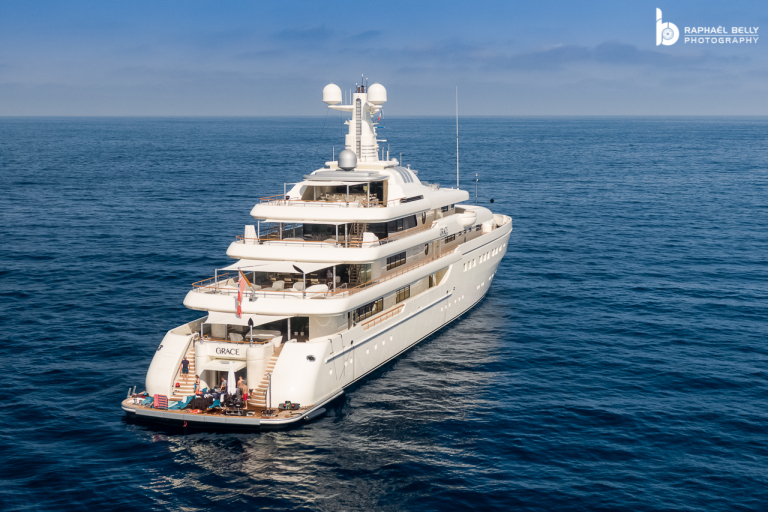 Inside GRACE Yacht • Abeking&Rasmussen • 2014 • Value $140M • Owner ...