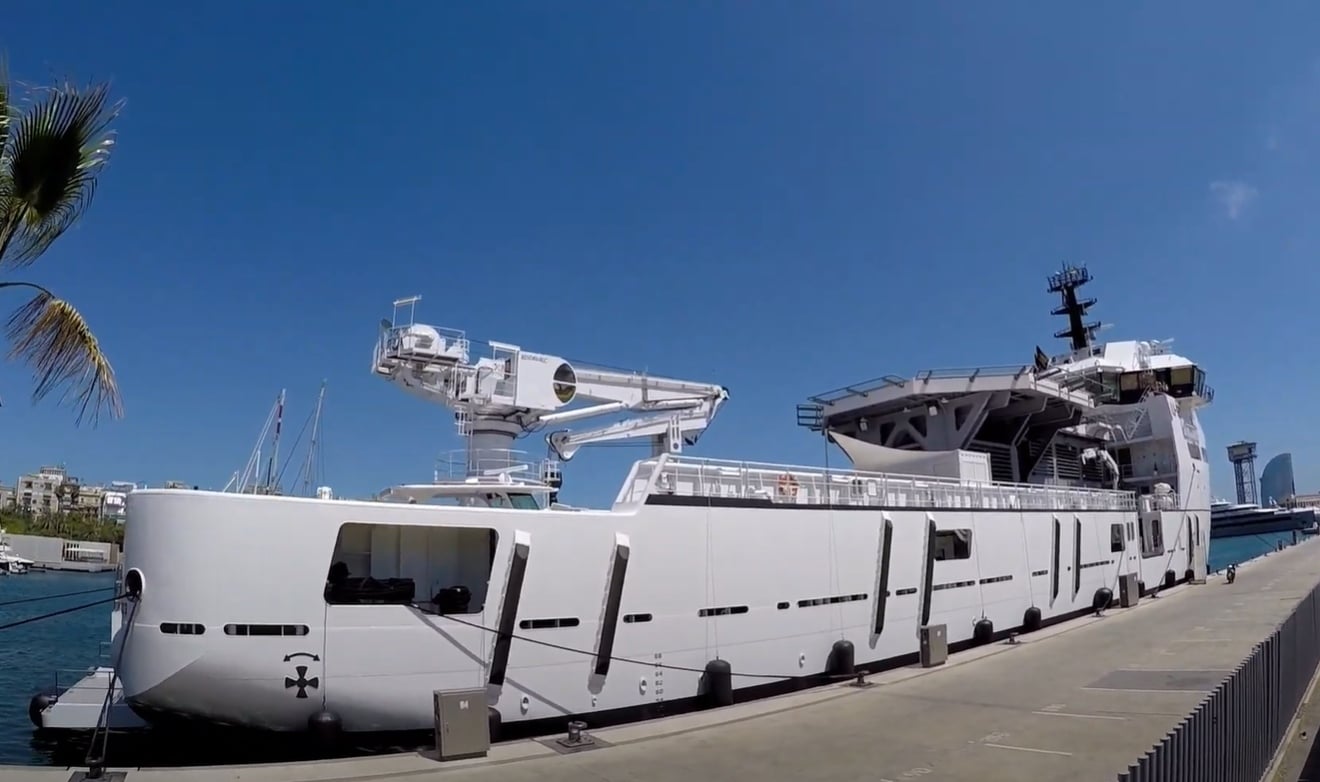 U-81 Yacht • Graeme Hart $100M Support Vessel