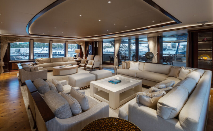 Inside ALBATROSS Yacht • Delta Marine • 2016 • Value $100M • Owner ...