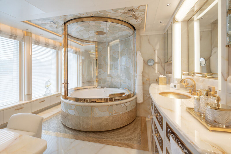 Inside ALBATROSS Yacht • Delta Marine • 2016 • Value $100M • Owner ...