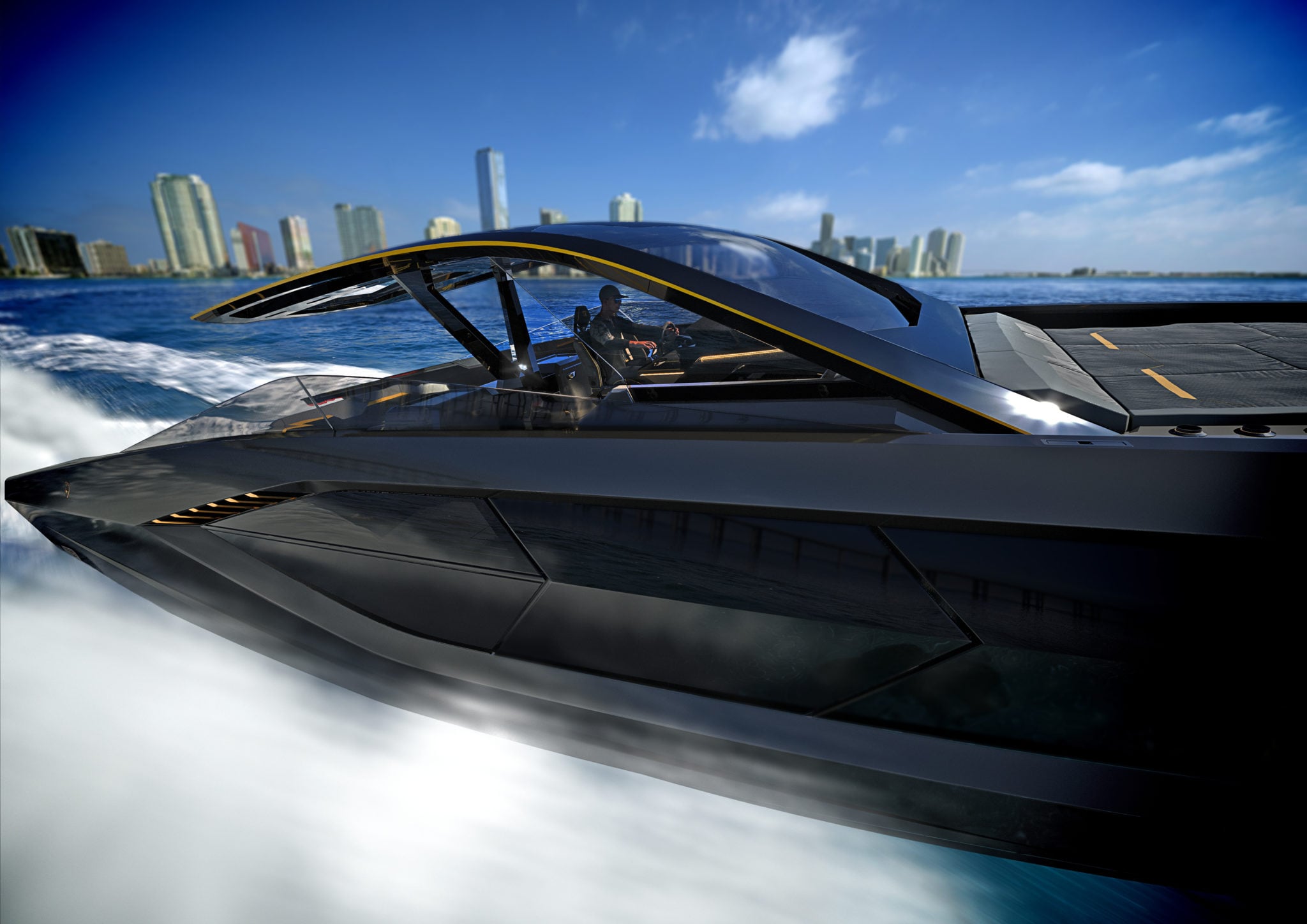 Yacht LAMBORGHINI 63 • Tecnomar • 2020 • Location (Live)