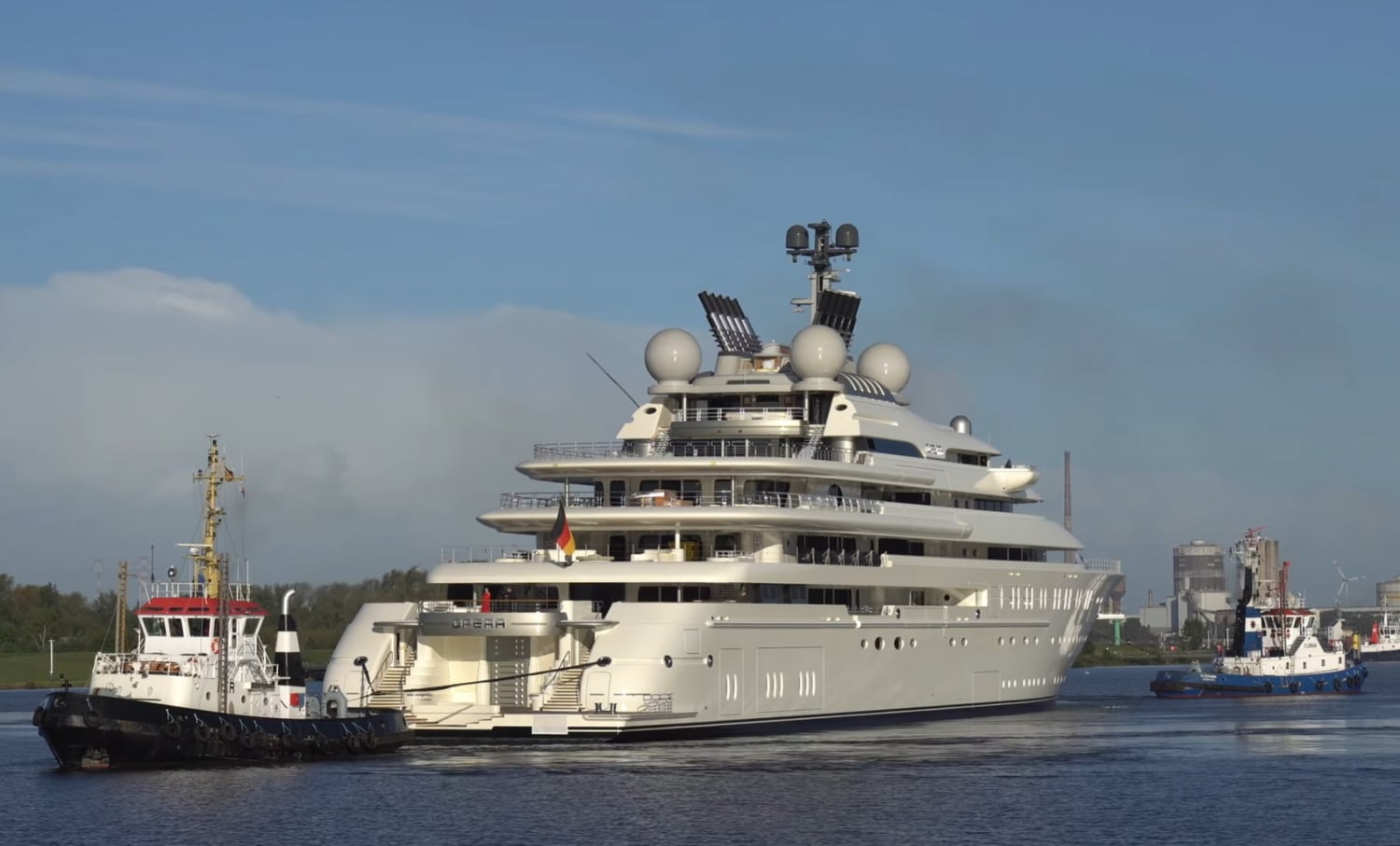 OPERA Yacht • Lurssen • 2022 • Value $450M • Owner Abdullah bin Zayed ...