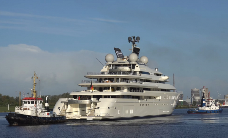 OPERA Yacht • Lurssen • 2022 • Value $450M • Owner Abdullah bin Zayed ...