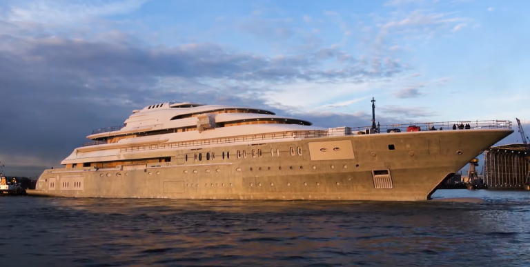 OPERA Yacht • Lurssen • 2022 • Value $450M • Owner Abdullah bin Zayed ...