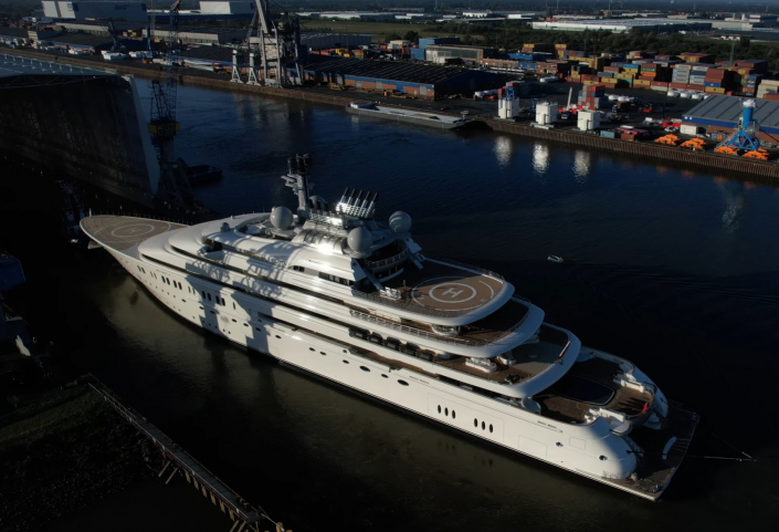 OPERA Yacht • Lurssen • 2022 • Value $450M • Owner Abdullah bin Zayed ...
