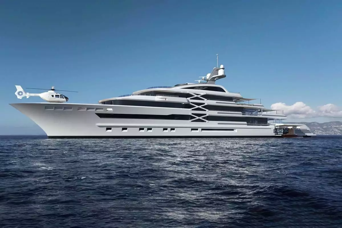PROJECT X Yacht • Golden Yacht $150M Superyacht
