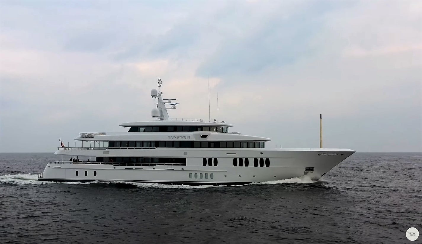 TOP FIVE II Yacht • Terry Pegula $75M Superyacht