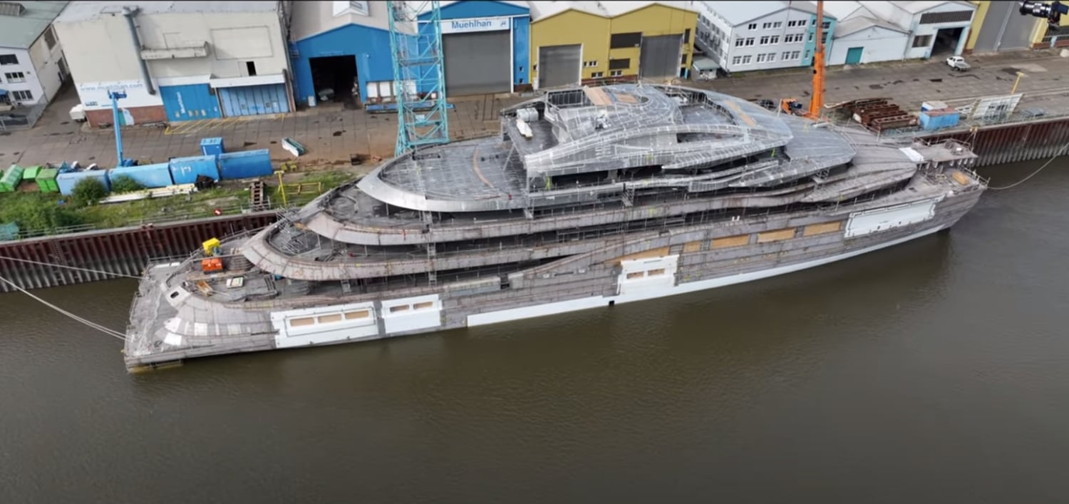 Project Deep Blue Yacht • Indian or Chinese Billionaire $450M Superyacht