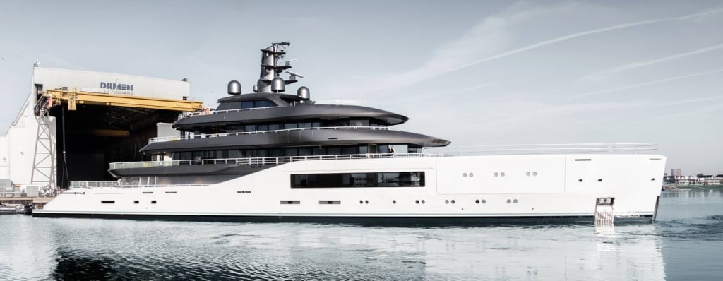PANGEA Yacht (2025): Innenliegende 80 Meter lange $200M Amels Superyacht